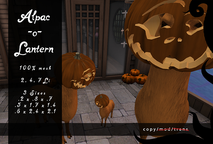 Second Life Marketplace - [TE] Alpac-o-lantern